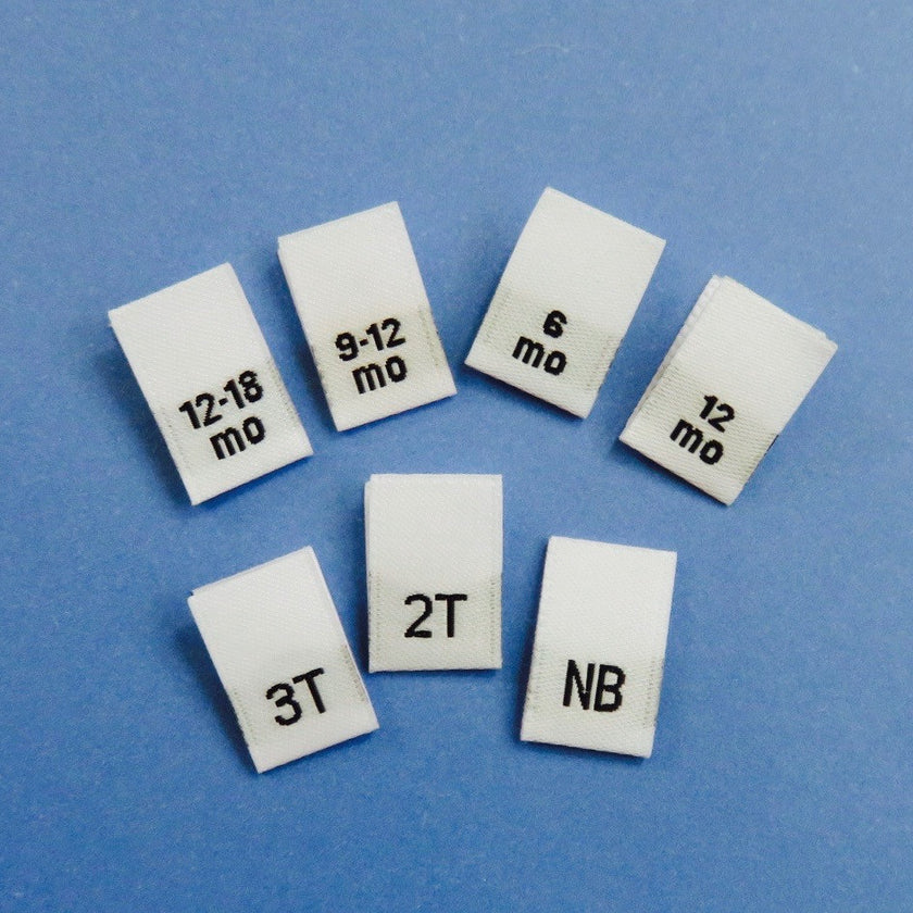 Your Woven Clothing Label Source | Size Labels | Sewing Labels | Name ...